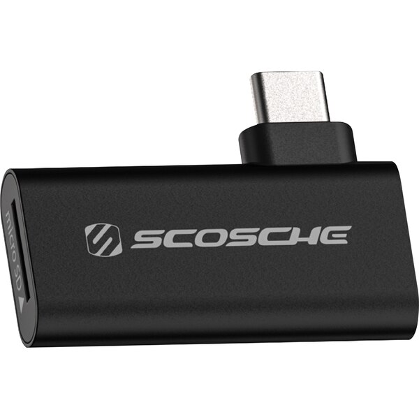 Scosche STRIKELINE USB-C SD Card Reader - Black | Cavalier Computers